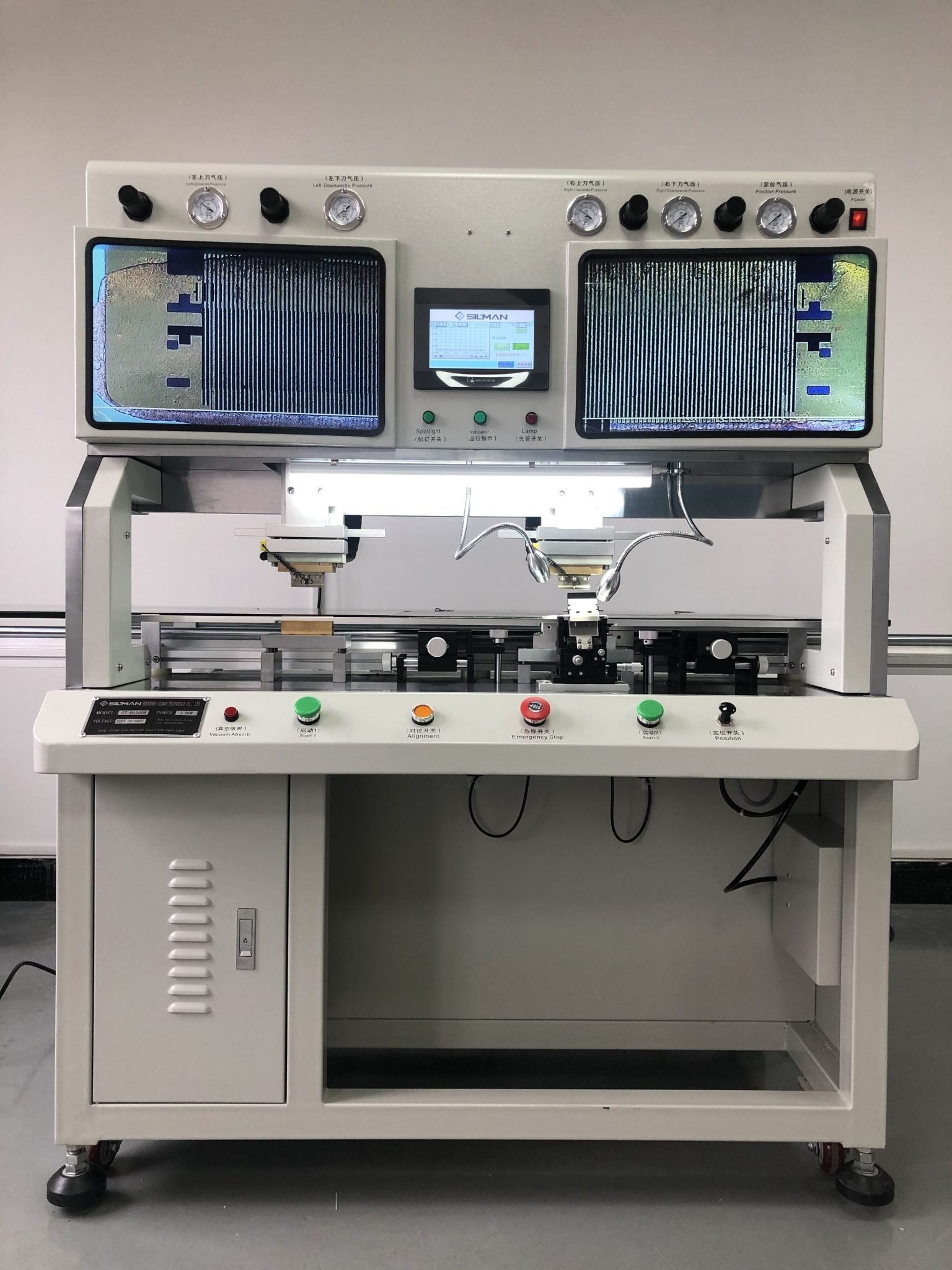 ST-B100DW ACF COF Bonding Machine Dual Head TV panel laptop screen ...