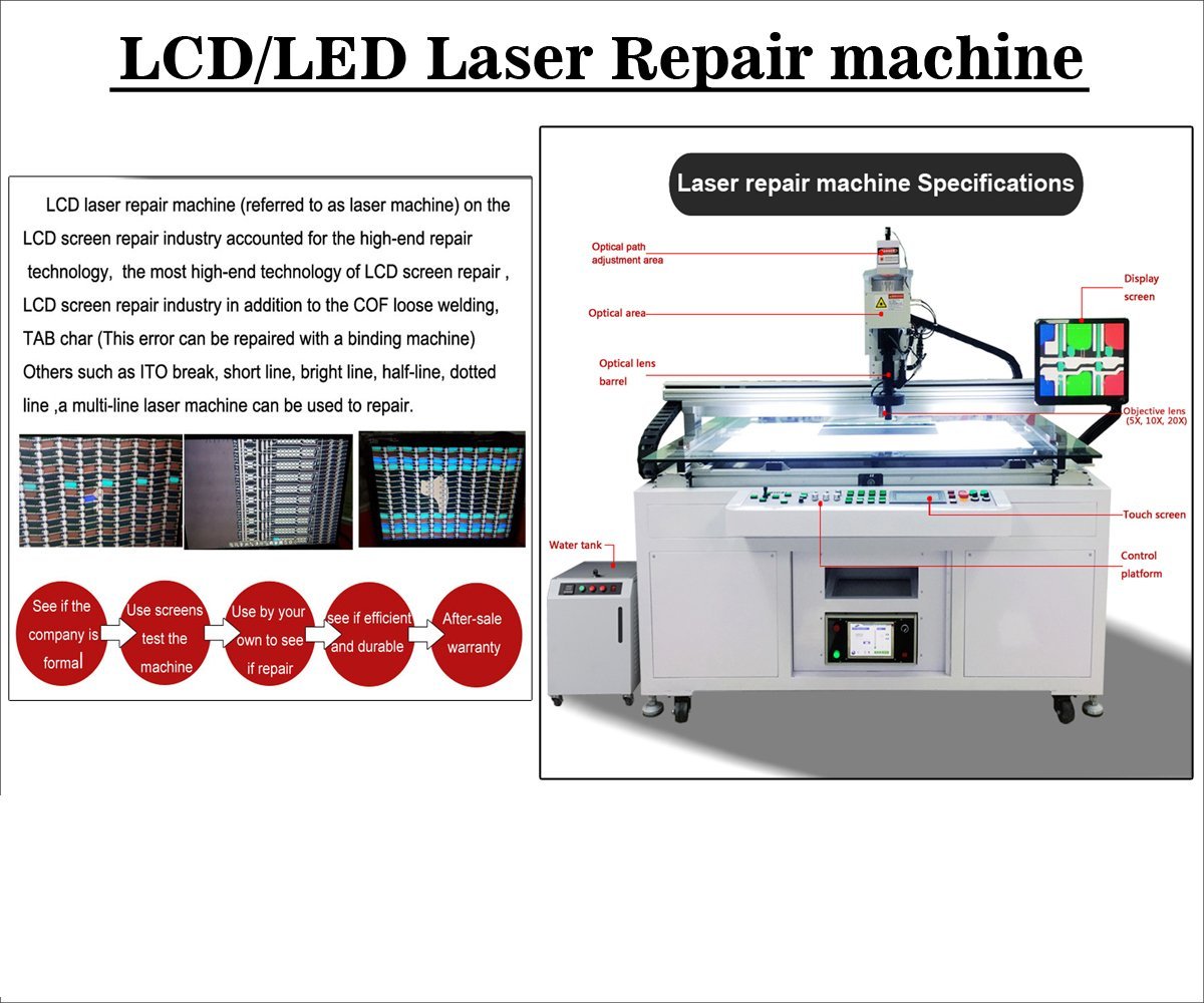 DEZ-85L LCD LED Laser Repair Machine for TV Screen Laptop Panel Repairs ...